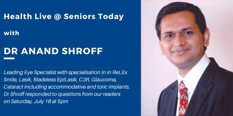 Takeaways from Health Live @ Seniors Today with Dr Anand Shroff ...