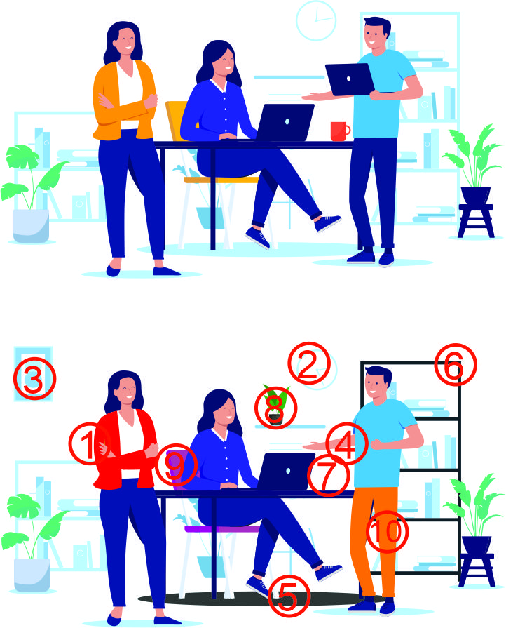 Solution of Spot the Difference #178 - Seniors Today